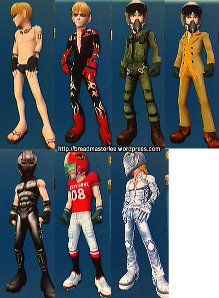 Pangya Wii Exclusive Outfits – Bread Master Lee